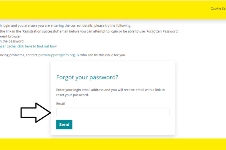 Having problems with the portal? | Charity for Civil Servants