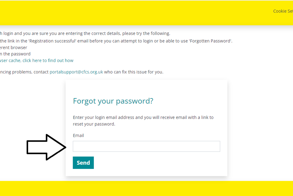 Having problems with the portal? | Charity for Civil Servants