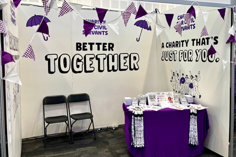 Come and see us at Civil Service Live | Charity for Civil Servants